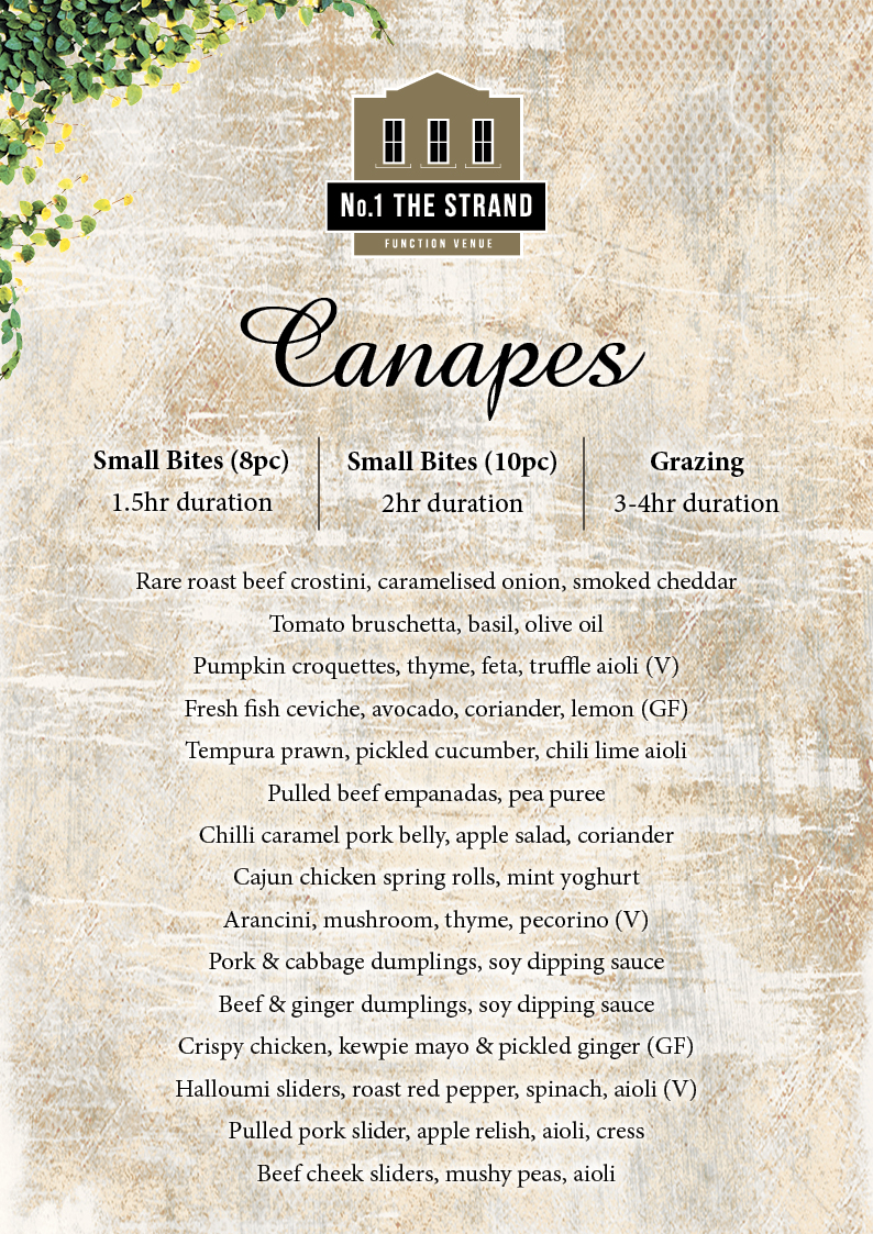 No.1 The Strand :: Restaurant & Bar